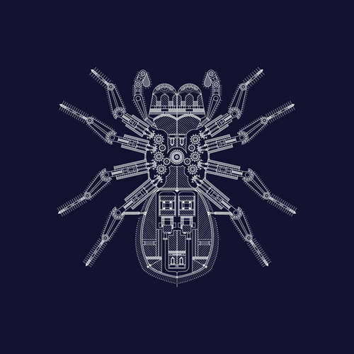 Mechanical bug blueprints that you can geek out to.