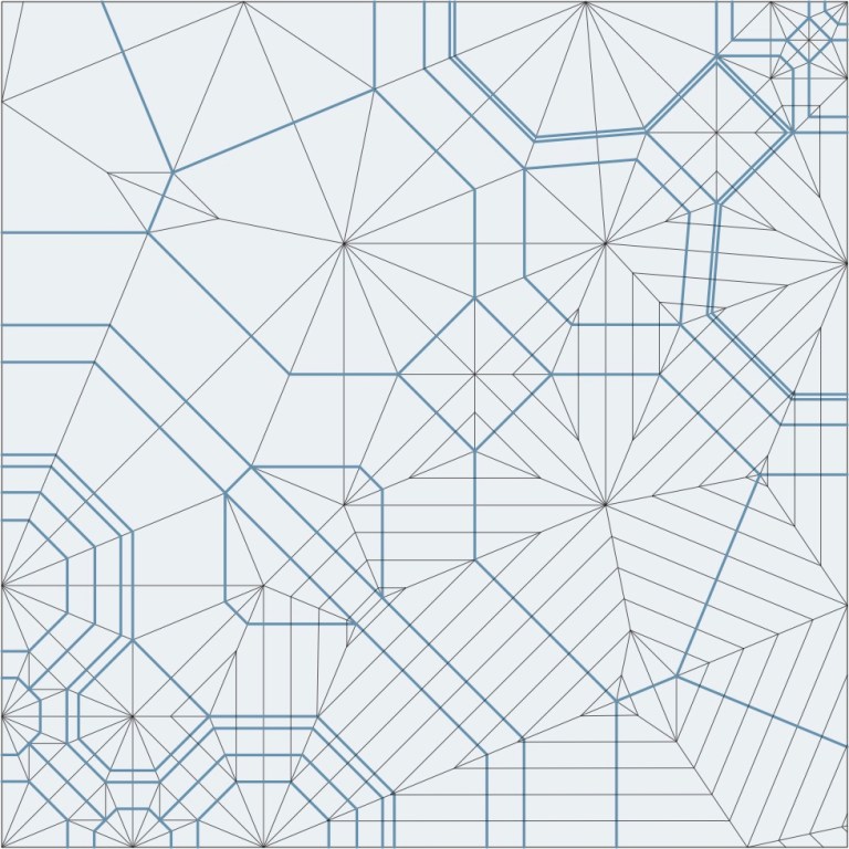 Origami crease patterns: more beautiful than you would expect.
